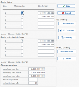 TSV_TNEW_PAGE_ALLOC_FAILED - resource bottleneck dump - SAP Basis World