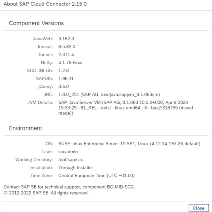SAP Cloud Connector - upgrade to new version on Linux - SAP Basis World